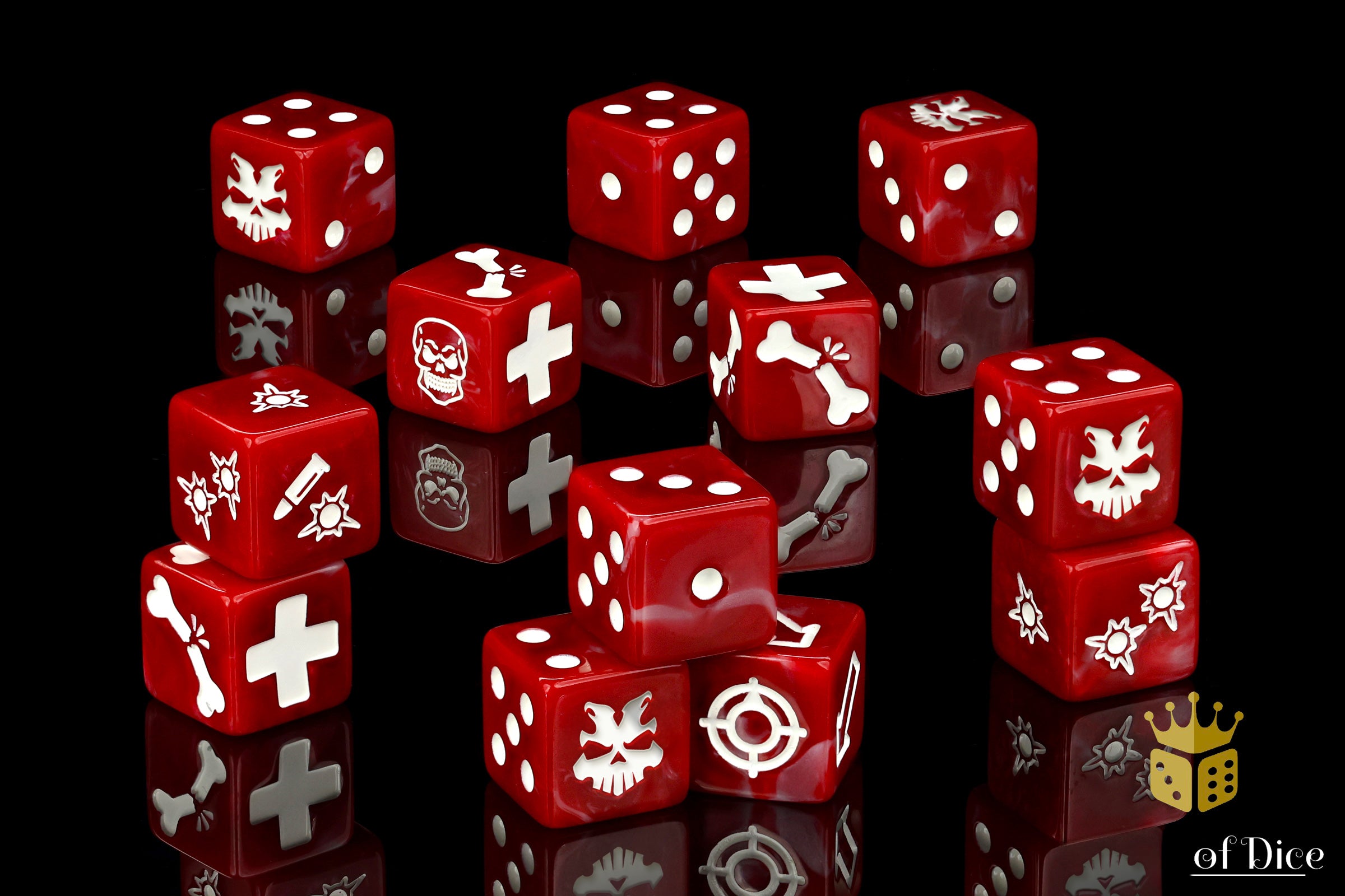 Red Butcher, Skirmish Set, Dice – BaronOfDice