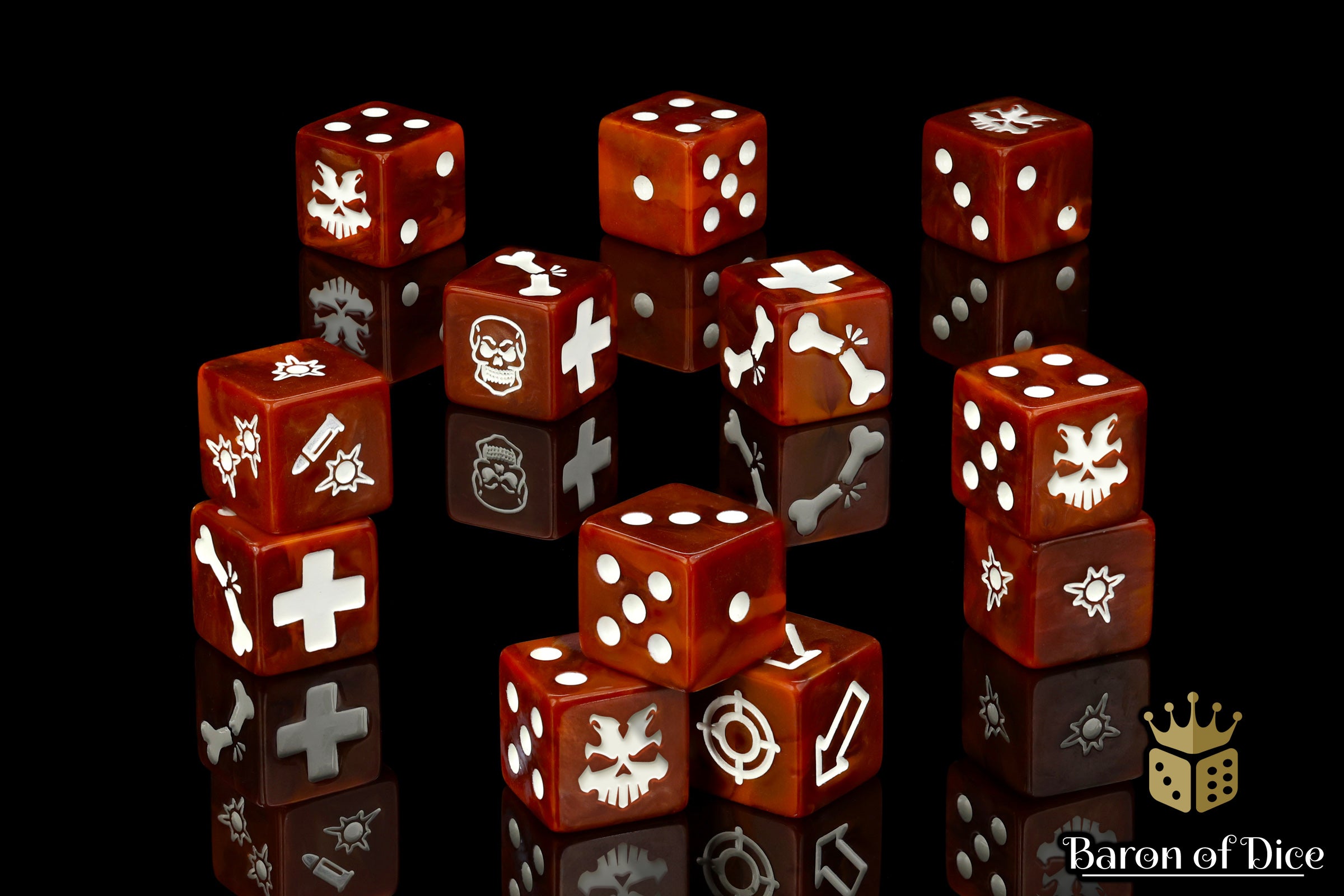 Oxidized Rust, Skirmish Set, Dice – BaronOfDice