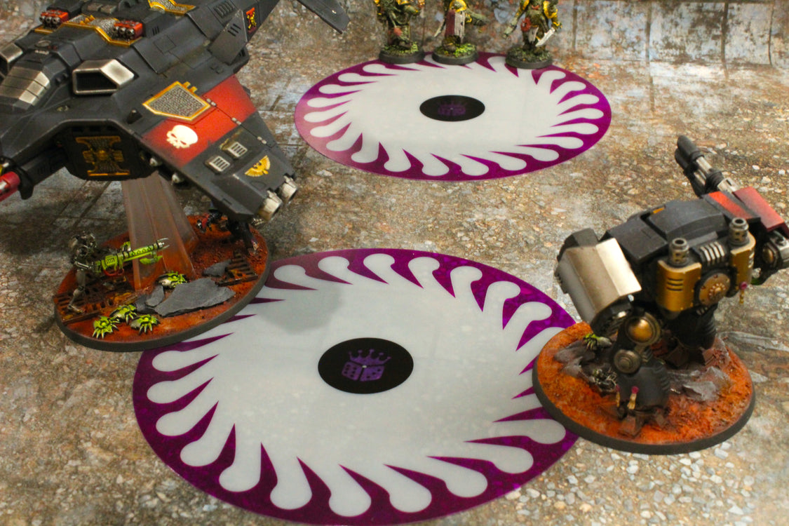 Objective Markers - 40k Compatible, Set of 6 – BaronOfDice