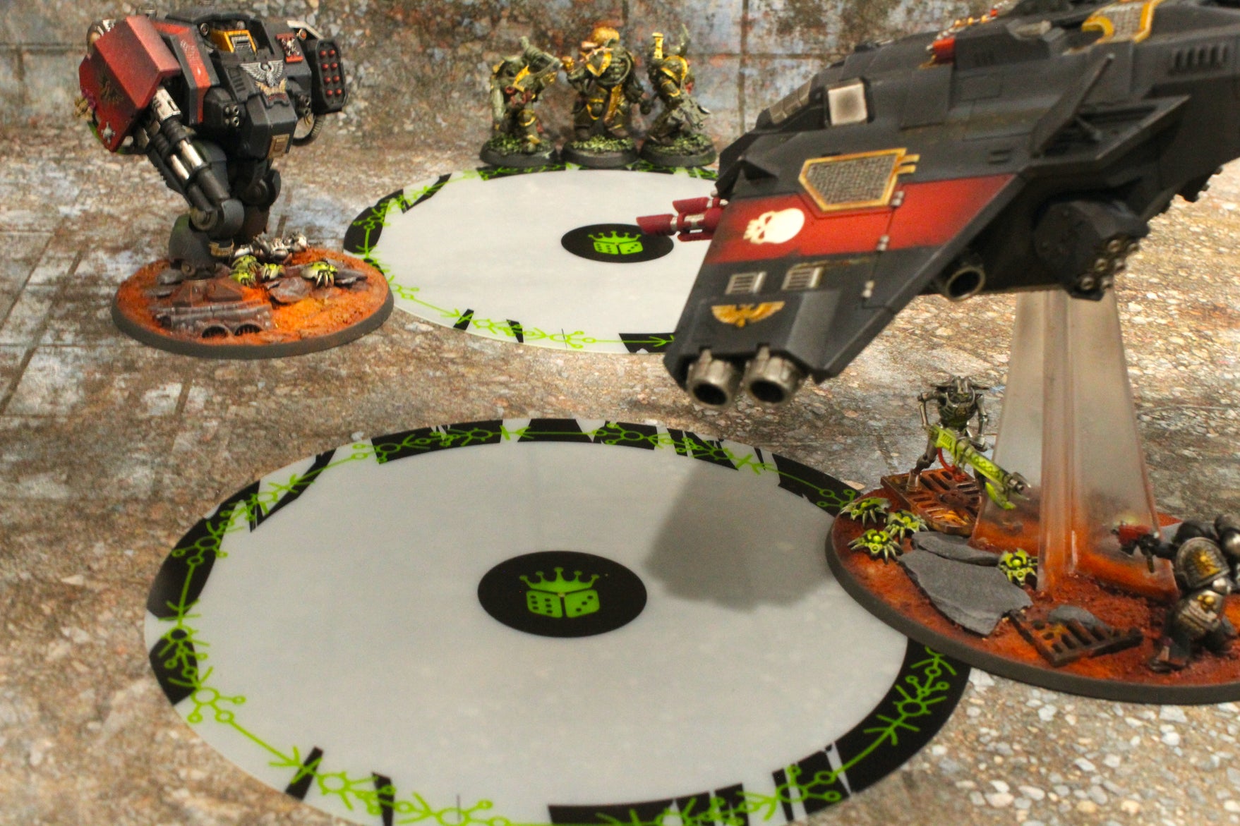 Objective Markers - 40k Compatible, Set of 6 – BaronOfDice