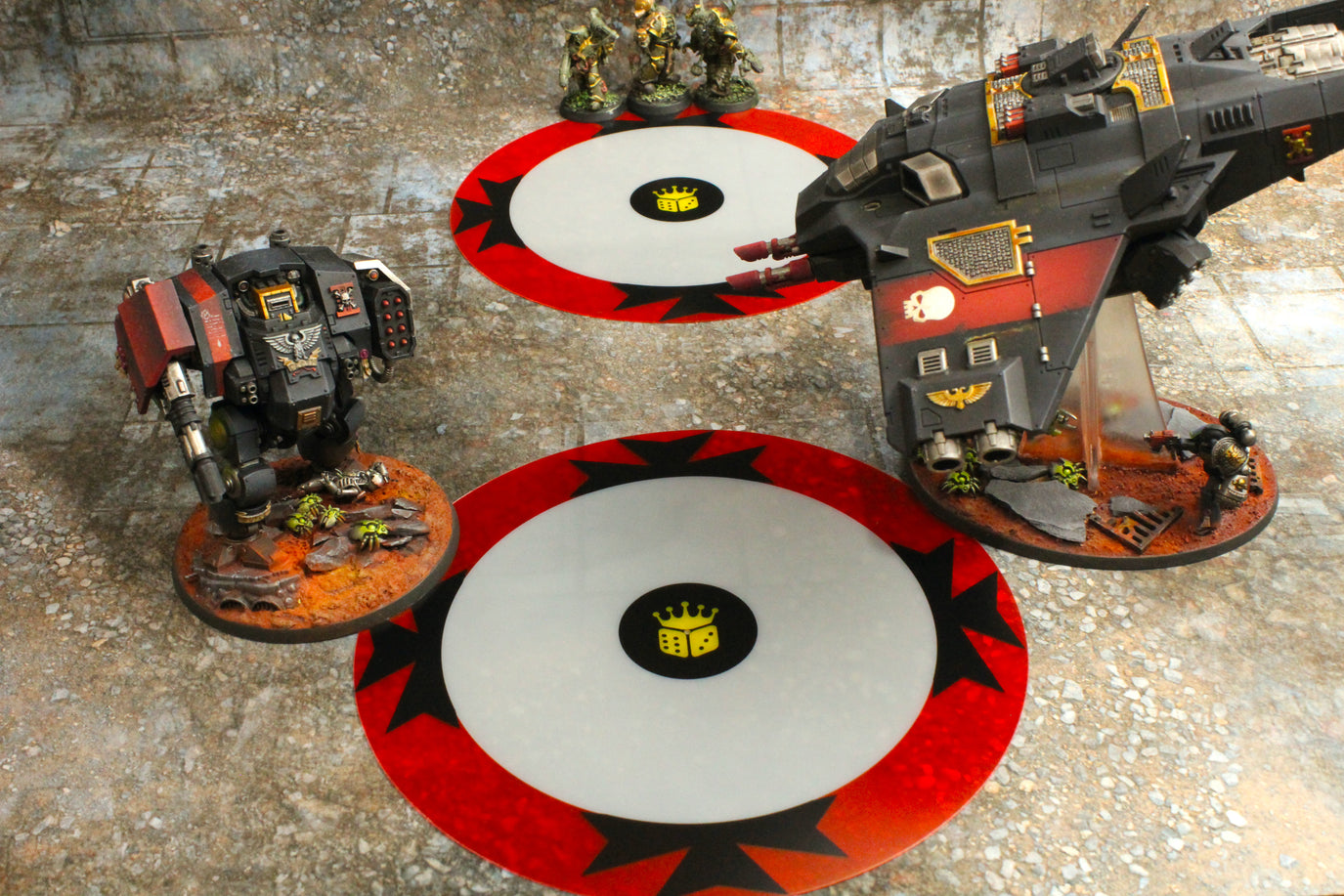 Objective Markers - 40k Compatible, Set of 6 – BaronOfDice