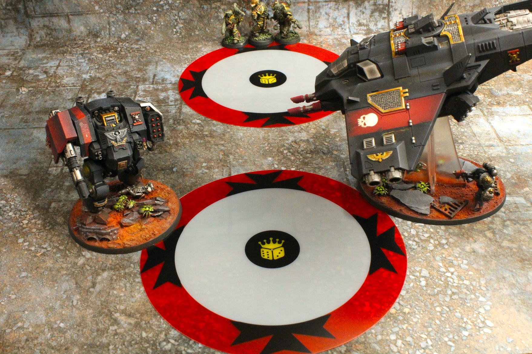 Objective Markers - 40k Compatible, Set of 6 – BaronOfDice