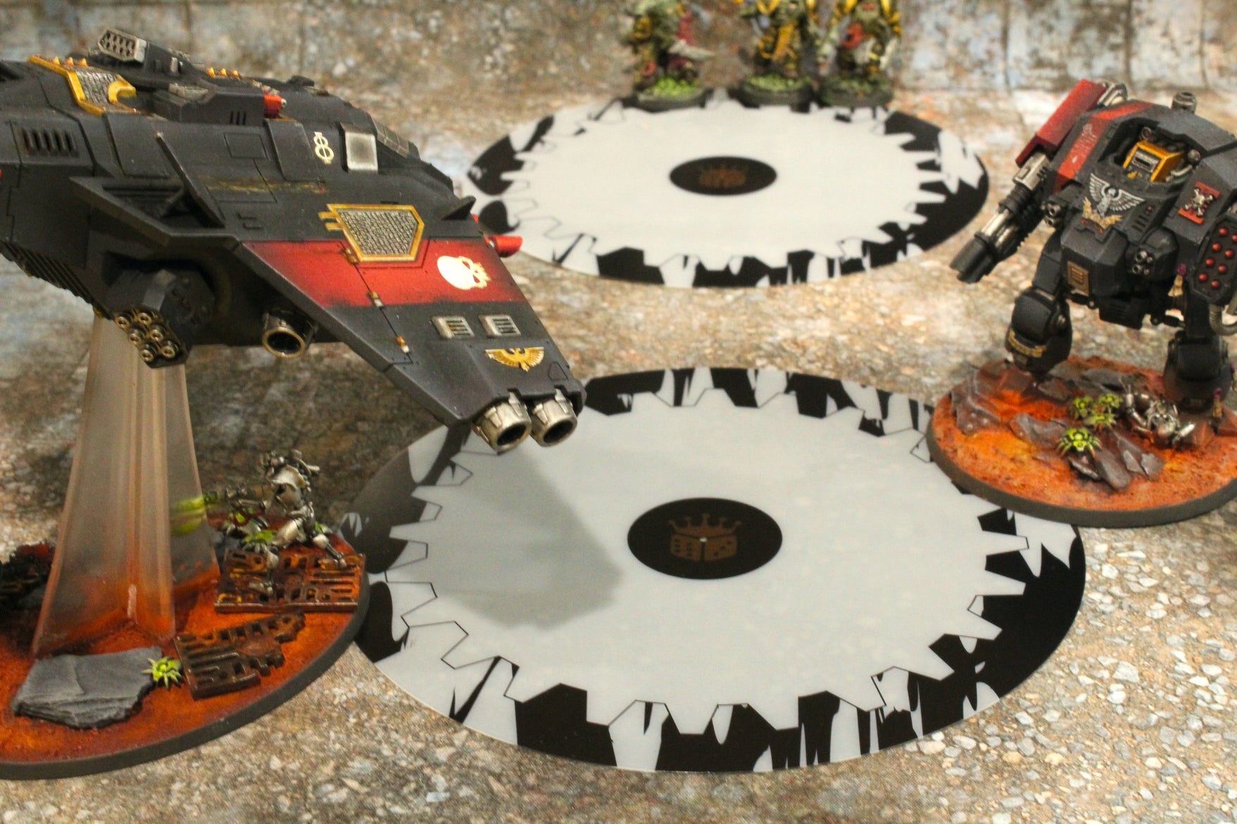 Objective Markers - 40k Compatible, Set of 6 – BaronOfDice