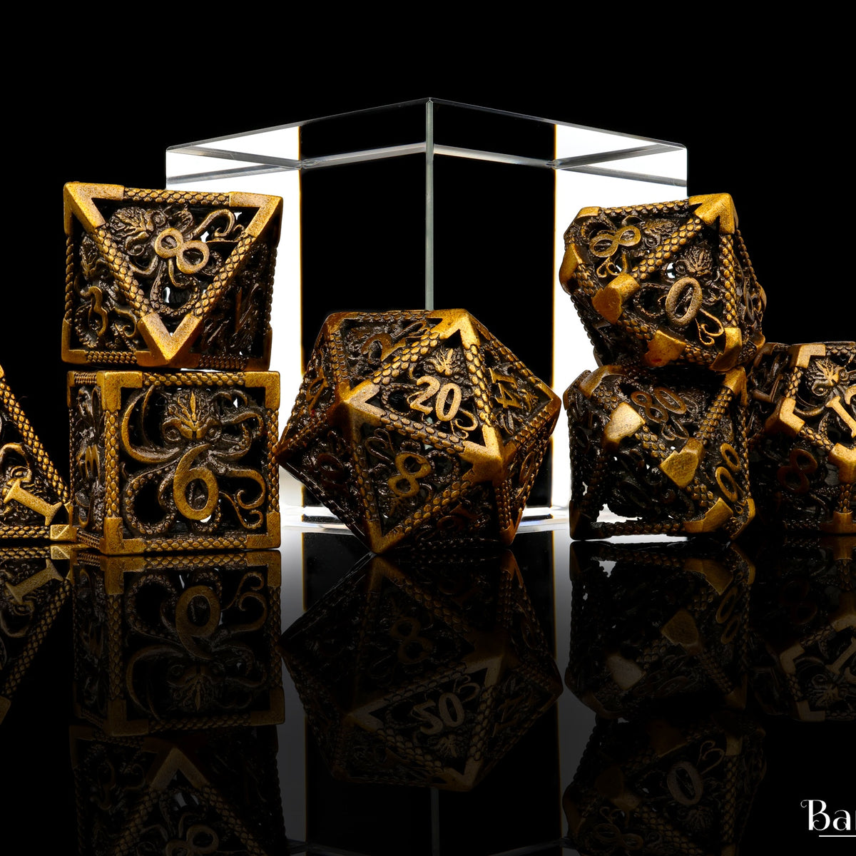 Sunken Treasure Metal Dice Set | Baron of Dice | RPGs