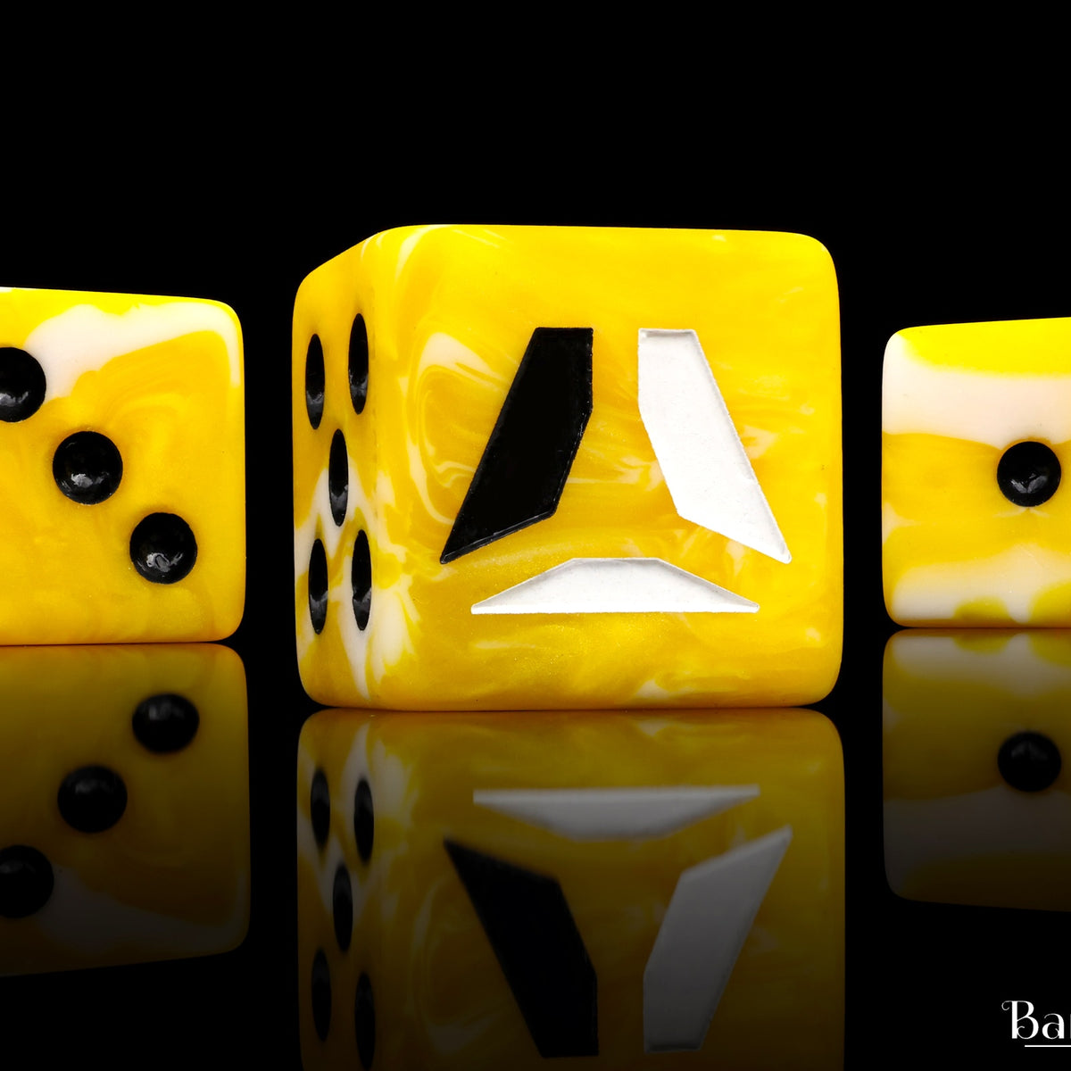 AlphaCast Yellow | Baron of Dice | Official Dice
