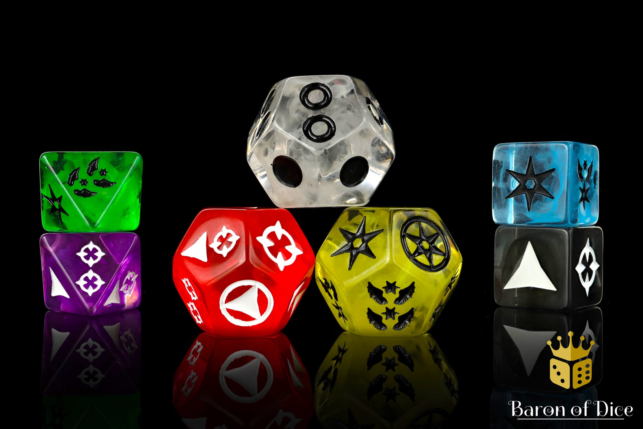 Galactic RPG | Baron of Dice | Set of 14