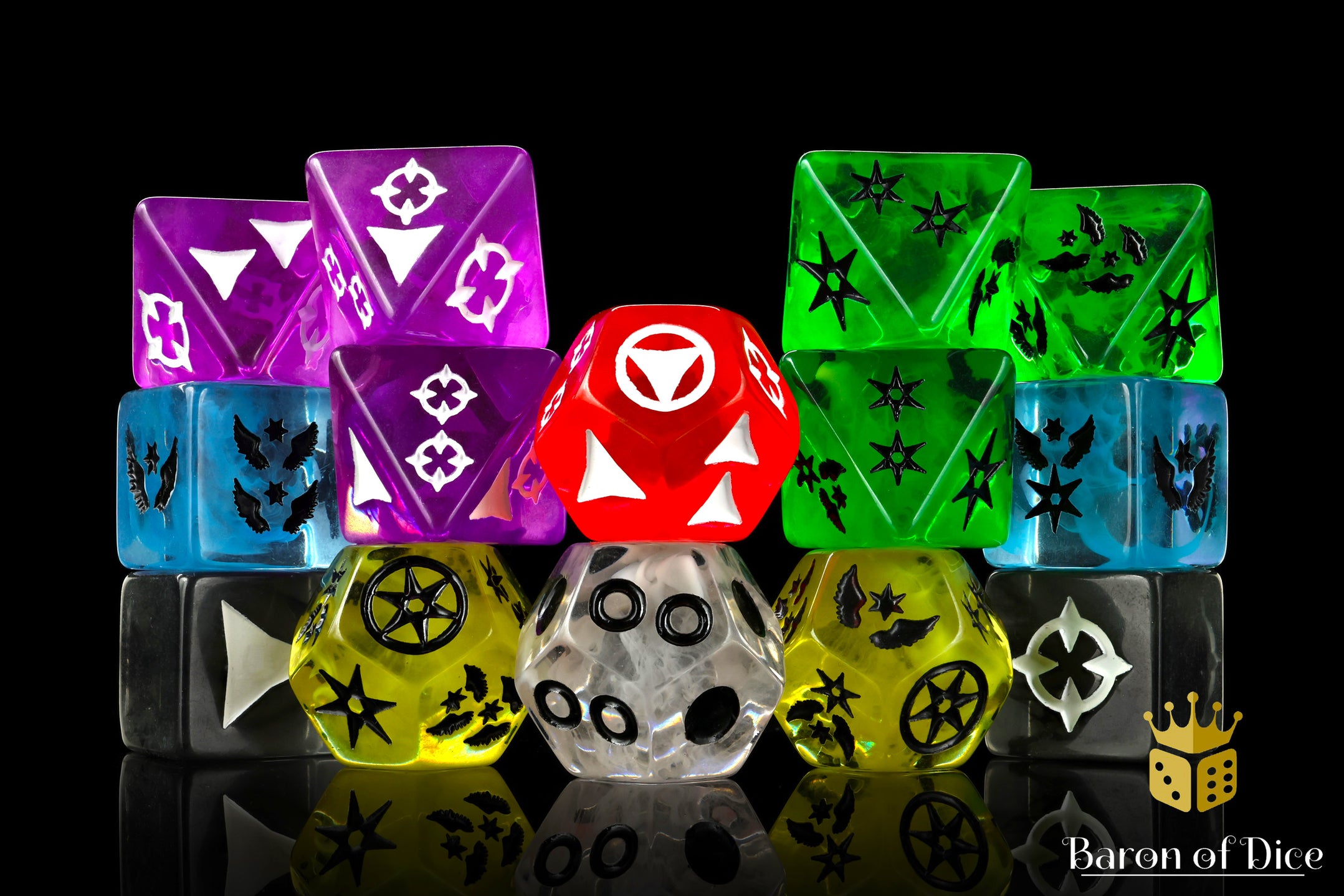 Galactic RPG | Baron of Dice | Set of 14