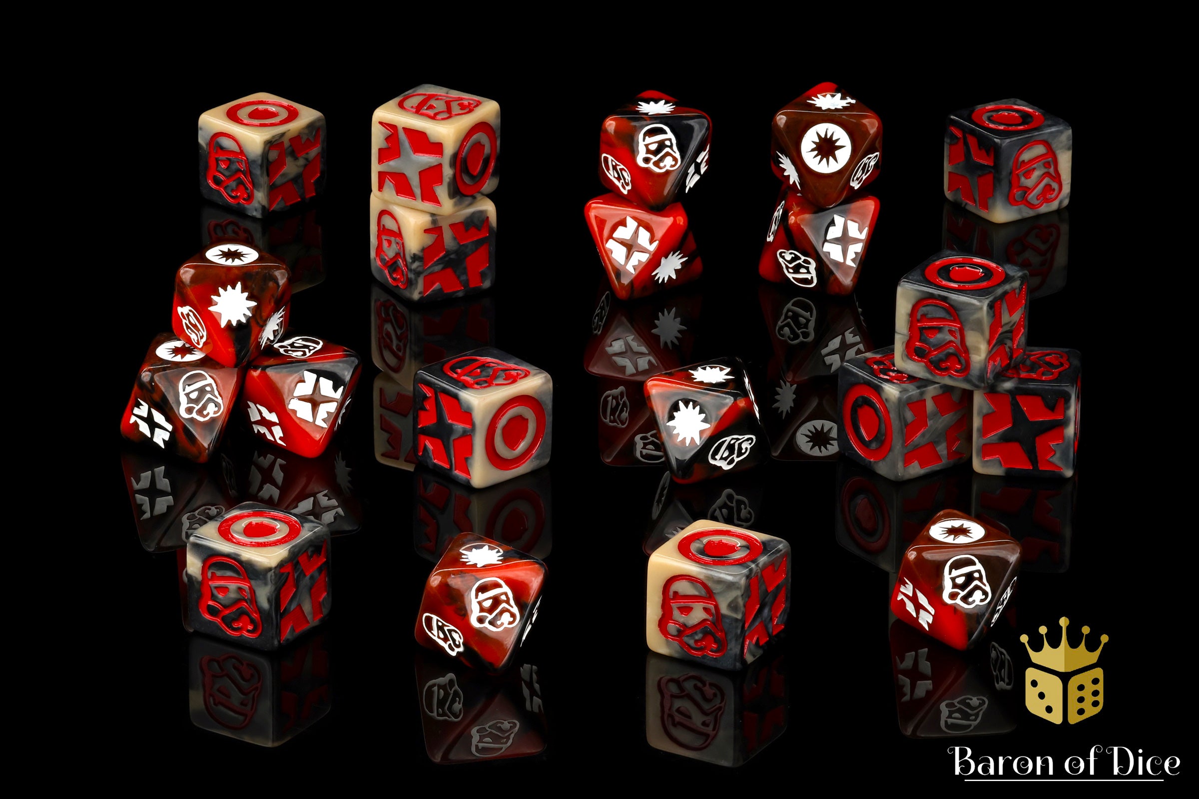 Skirmish, Trooper 2, Dice Set – BaronOfDice