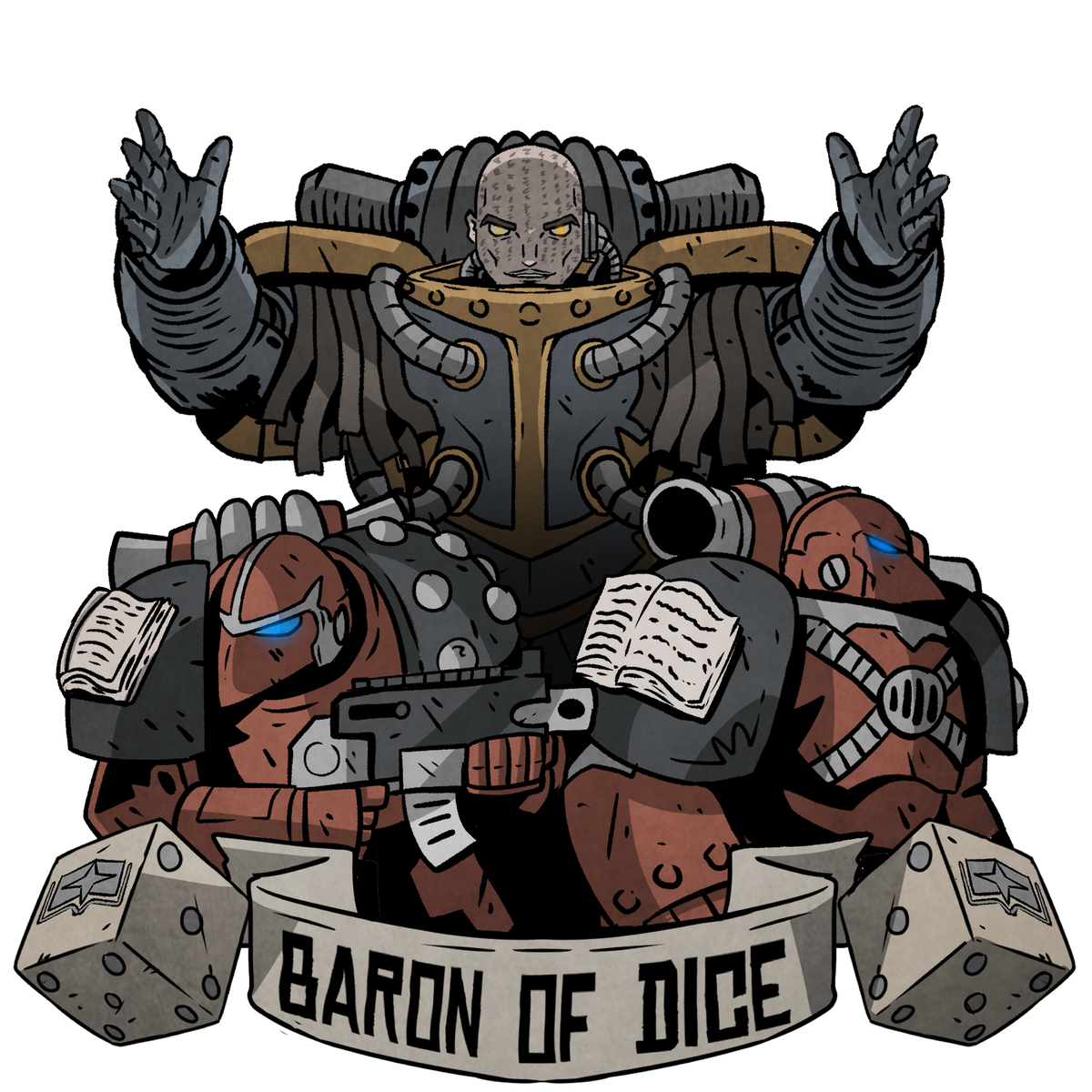 Premium Stickers | Sci-Fi Sticker Collection | Baron of Dice Wargaming