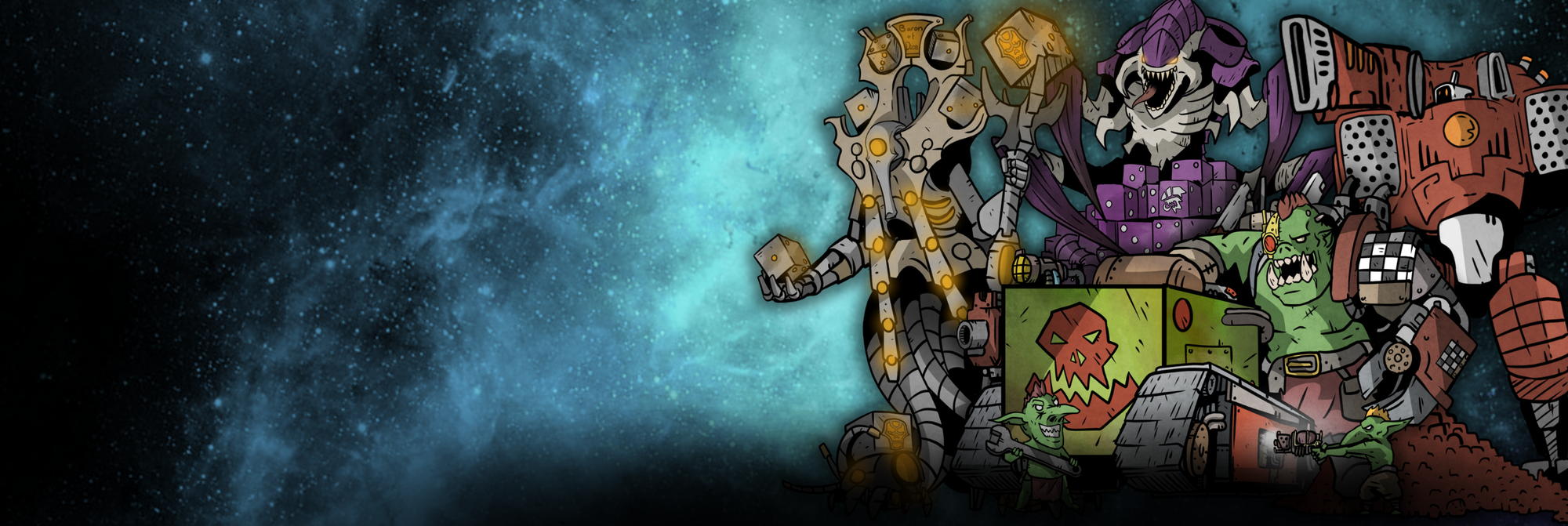 Sci-Fi Xenos Dice | Baron of Dice