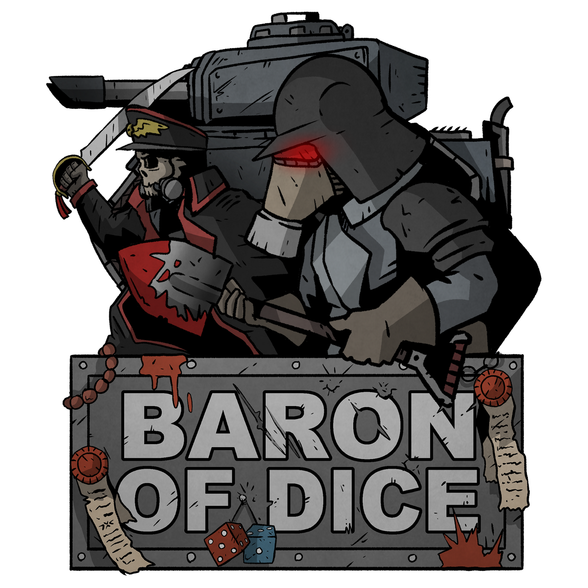 Premium Stickers | Sci-Fi Sticker Collection | Baron of Dice Wargaming