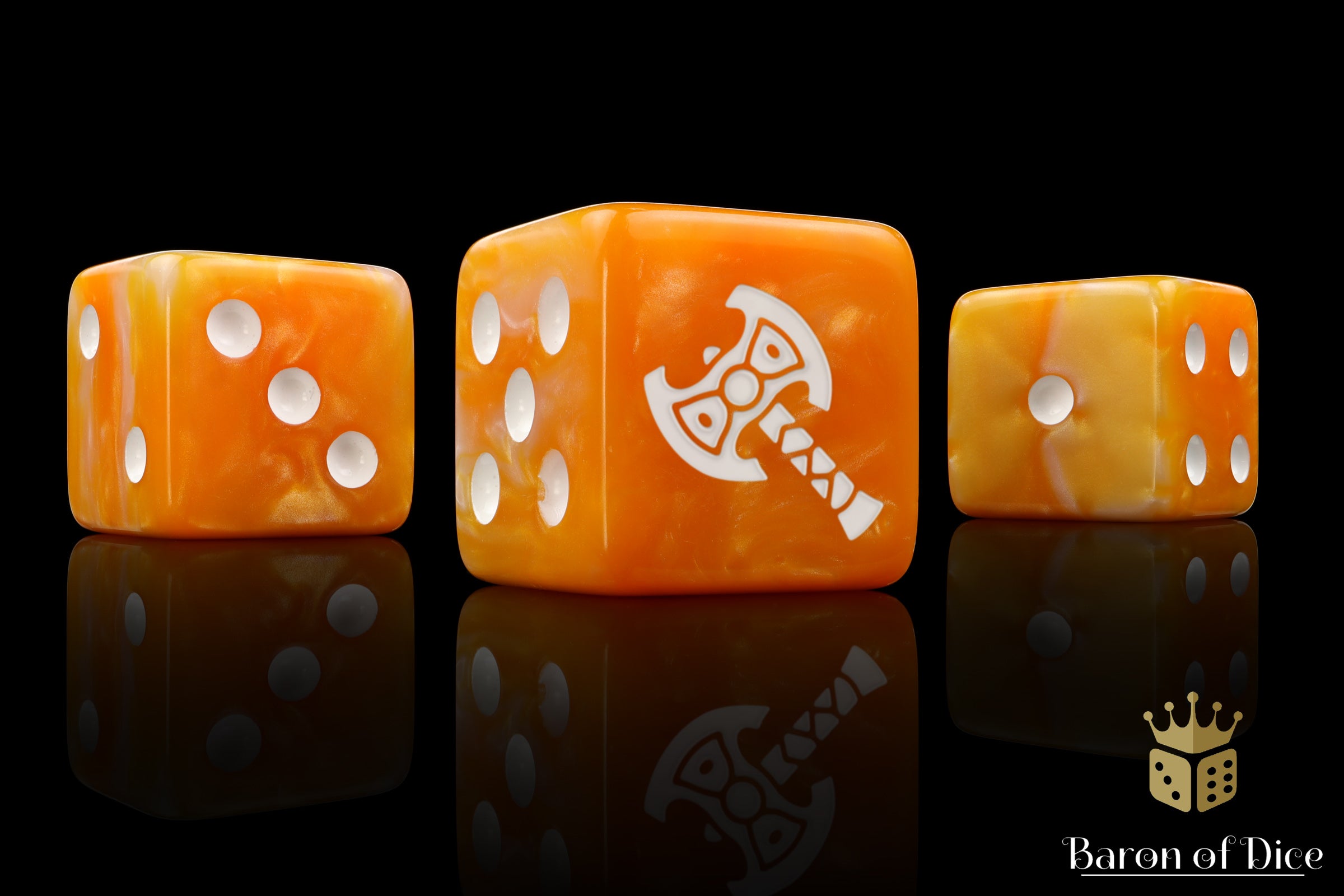 Dwarven Axe, Square 16mm Dice – BaronOfDice
