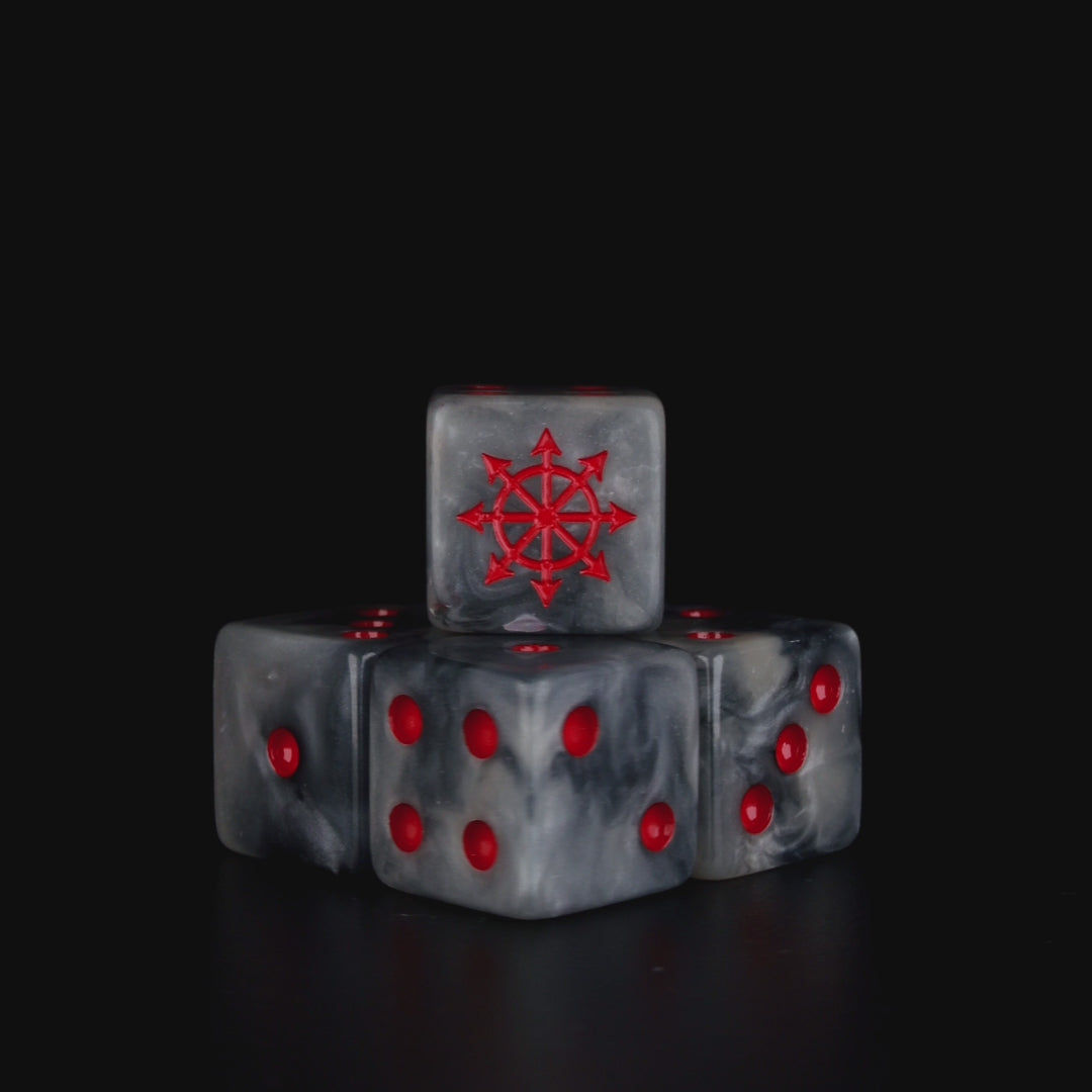 Chaos Demon Dice - Red Star | Baron of Dice