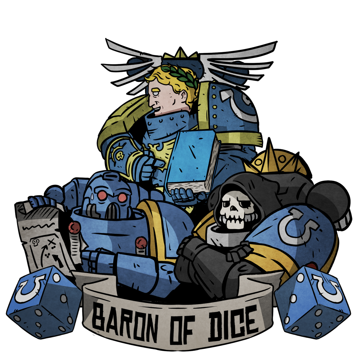 Premium Stickers | Sci-Fi Sticker Collection | Baron of Dice Wargaming