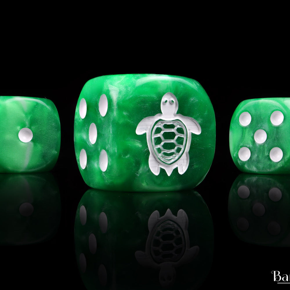 Sea Turtle 16mm Dice – BaronOfDice