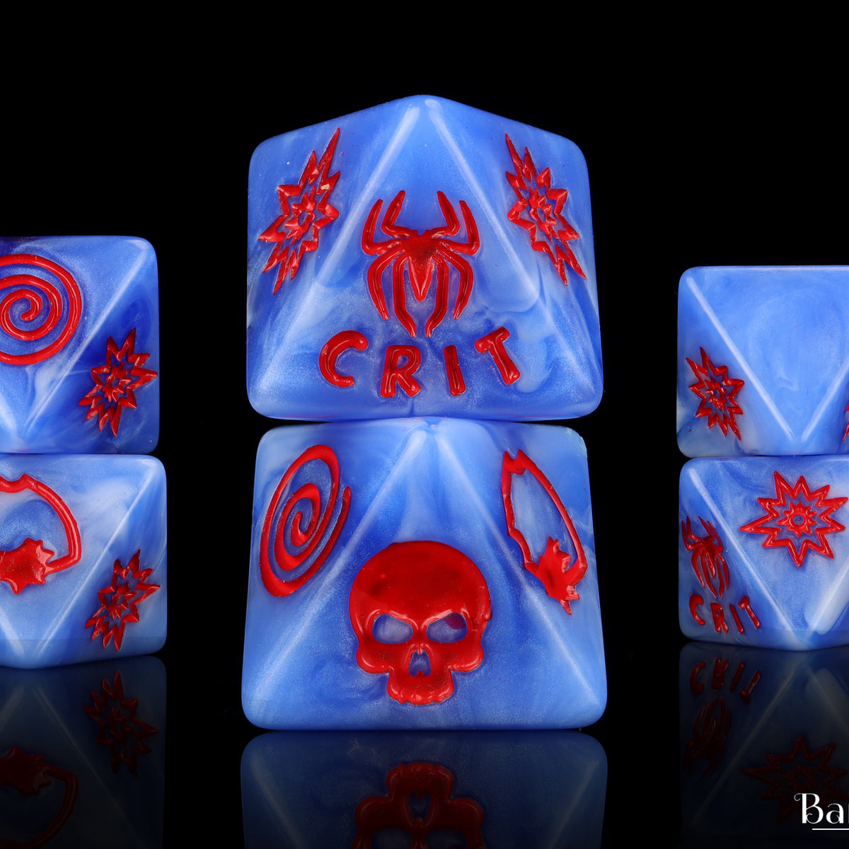 Heroic Spider D8 Dice Set | Baron of Dice | Comic Collection