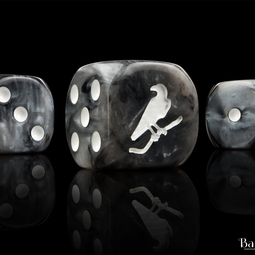 Black Crow 16mm Dice – BaronOfDice